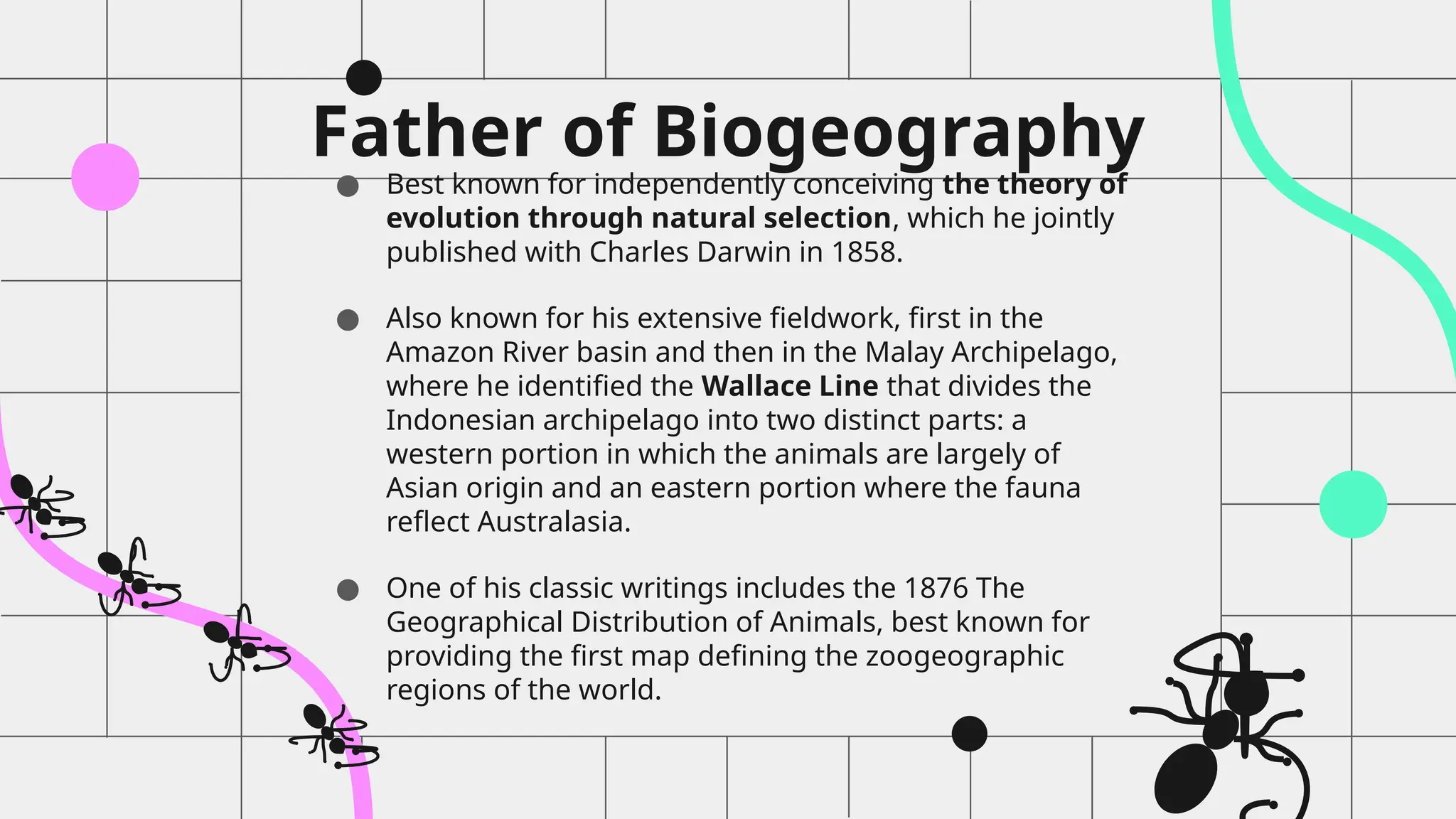Alfred Wallace's Biogeographical Regions | PPTX