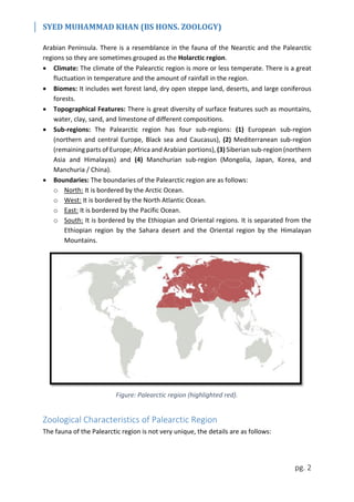 Wallace's Zoogeographical Realms | PDF