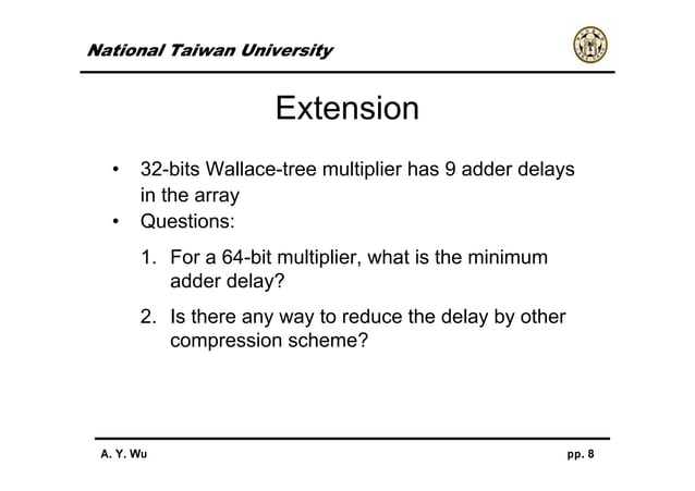 Wallace tree multiplier | PDF
