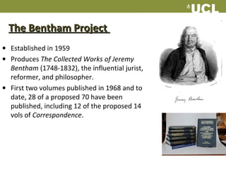 Lessons from Transcribe Bentham | PPT