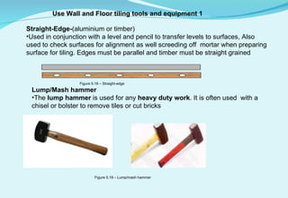 Wall and floor tiling tools and equipment | PPT