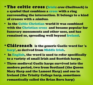 IRISH CULTURE | PPT | Musical Instruments | Hobbies & Interests