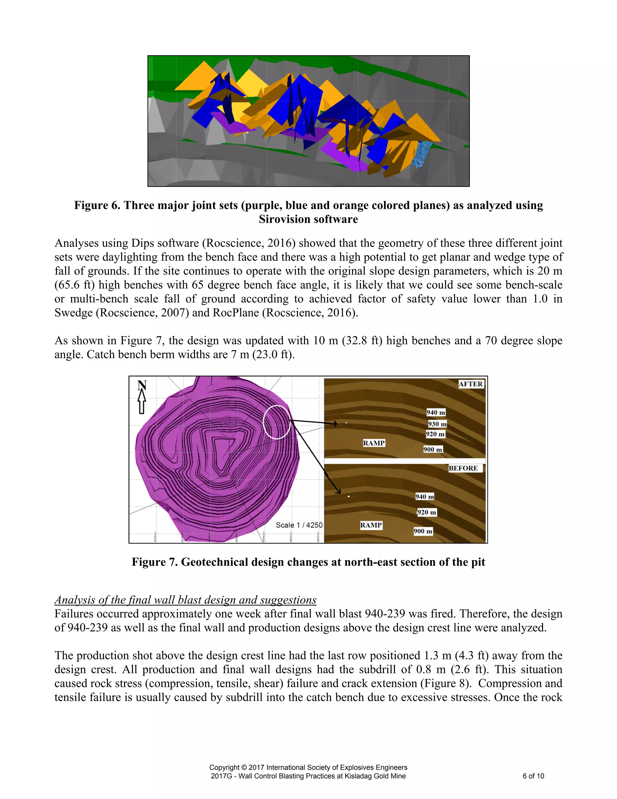 Wall control blasting practices at ksladag gold mine | PDF