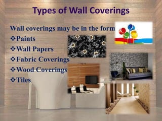Wall coverings | PPTX