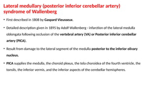 Clinical details of Wallenberg syndrome.pptx