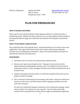 Wallercad public relations plan | PDF