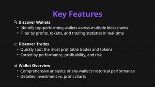 Wallet Finder AI- Defi wallets and tokens analytics information | PPTX