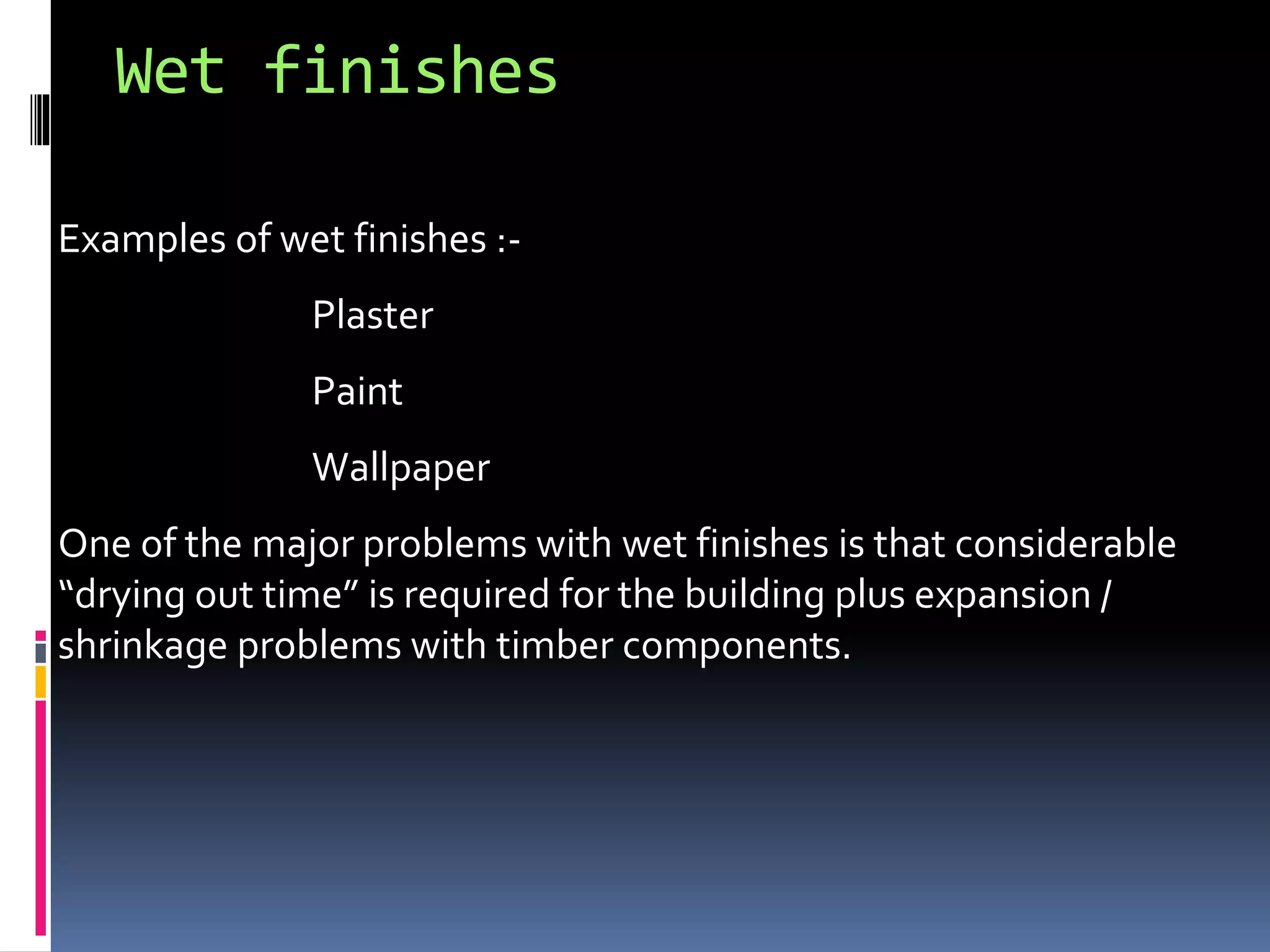 Wall finishes | PPTX