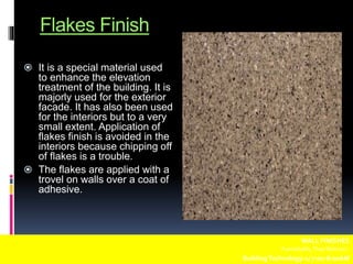 Wall finishes | PPT