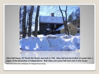 Wallingford houses | PPTX