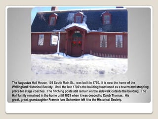 Wallingford houses | PPTX