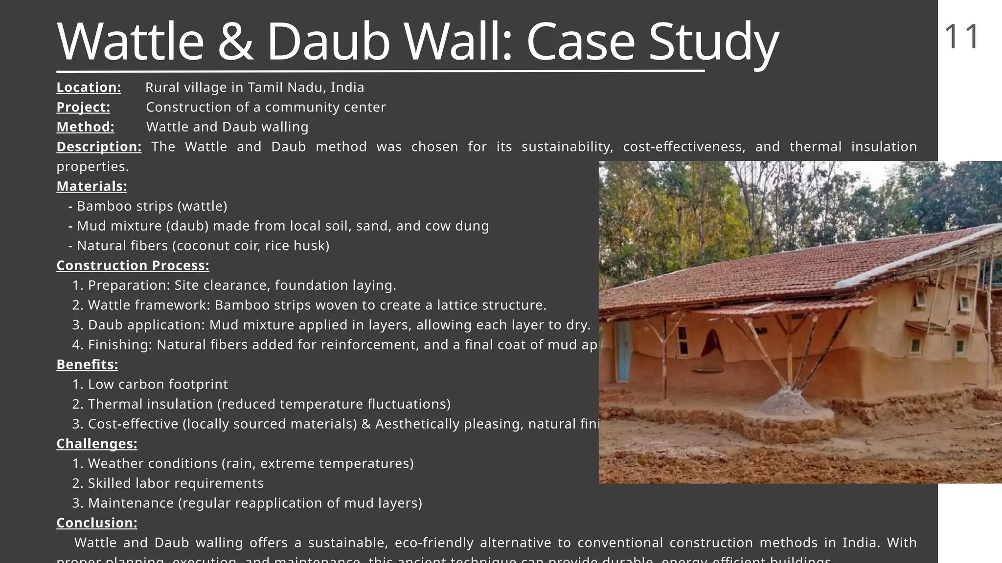 Walling techniques, building materials and construction techniques | PPTX