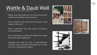 Walling techniques, building materials and construction techniques | PPTX