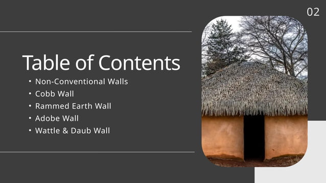 Walling techniques, building materials and construction techniques | PPTX