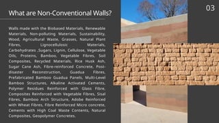 Walling techniques, building materials and construction techniques | PPTX