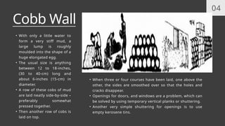 Walling techniques, building materials and construction techniques | PPTX