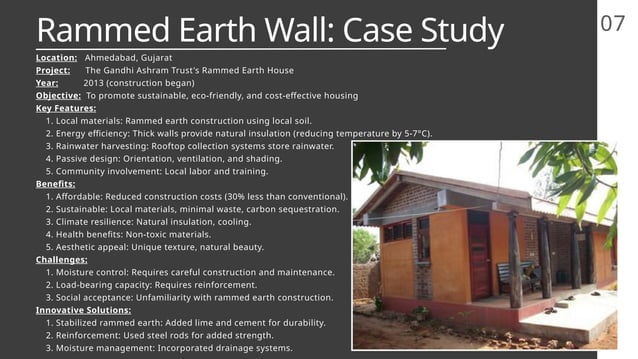 Walling techniques, building materials and construction techniques | PPTX