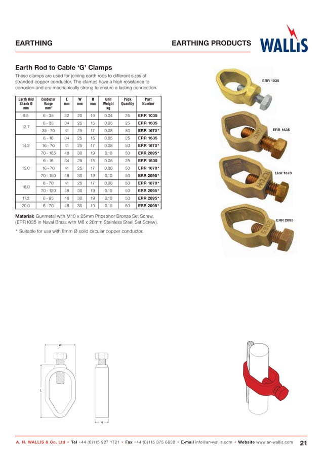 Wallis Earthing & Lightning Protection Systems | PDF | Manufacturing ...