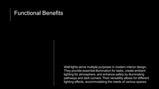 Wall Lights in Modern Interior Design: Function Meets Style | PDF