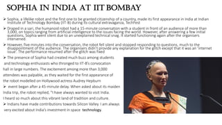 The World's First Robot Citizen Wall Magazine | PDF