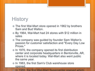 Wallmart by jeevan | PPTX | Retail Industry | Industries