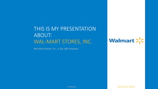 Case Study on Walmart | PPTX