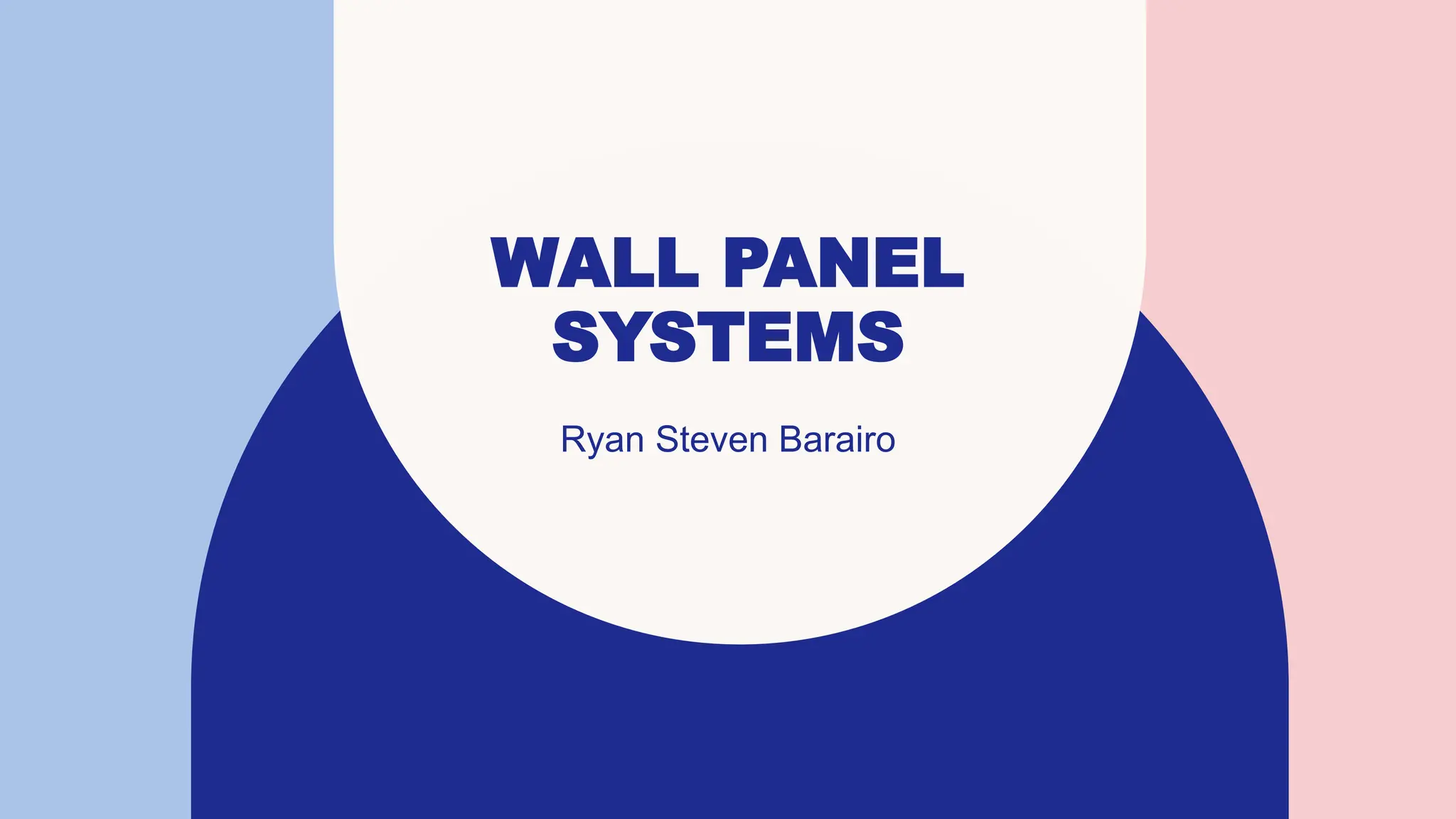 BUILDING TECHNOLOGY - Wall Panel Systems | PPTX