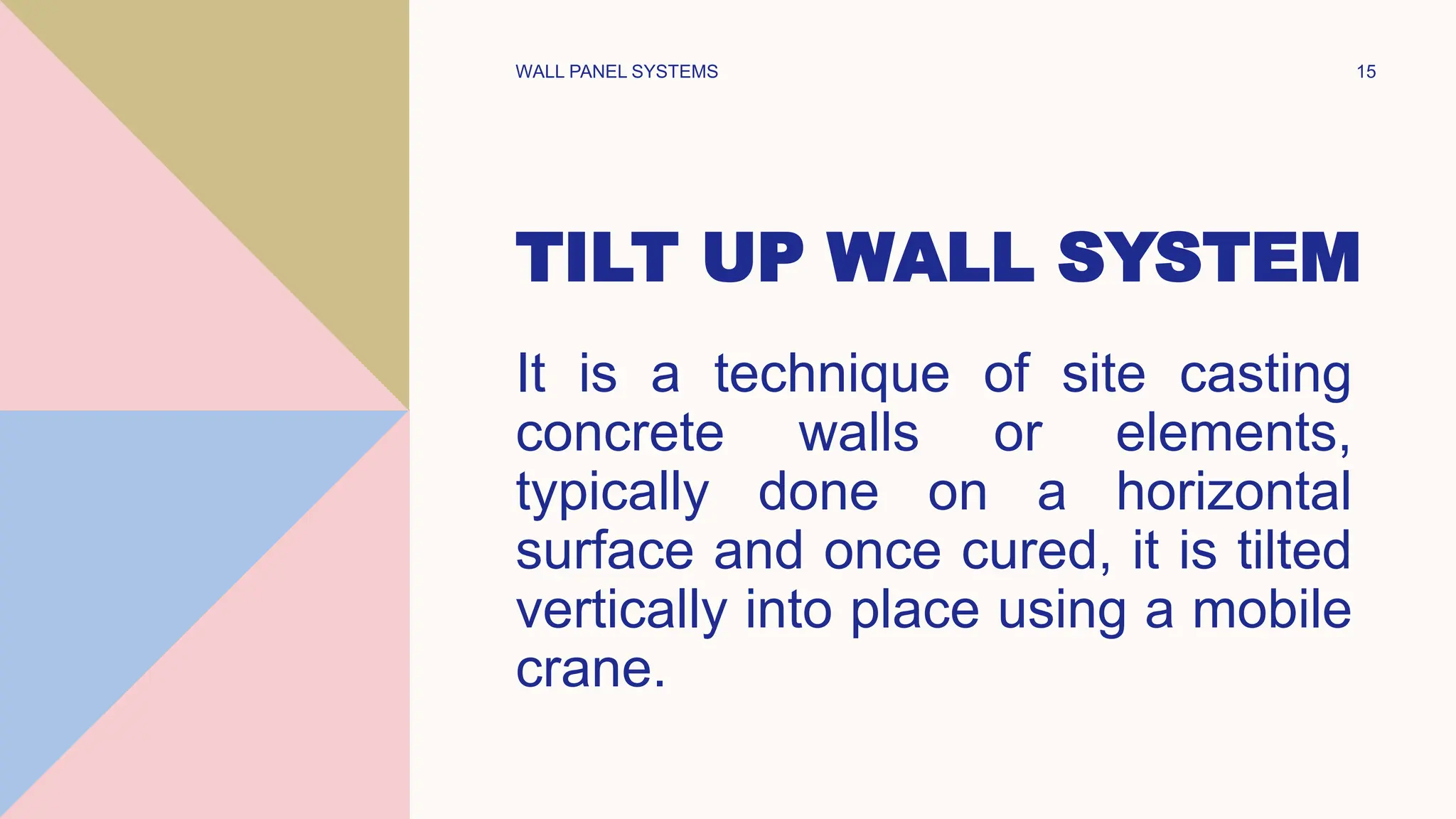BUILDING TECHNOLOGY - Wall Panel Systems | PPTX