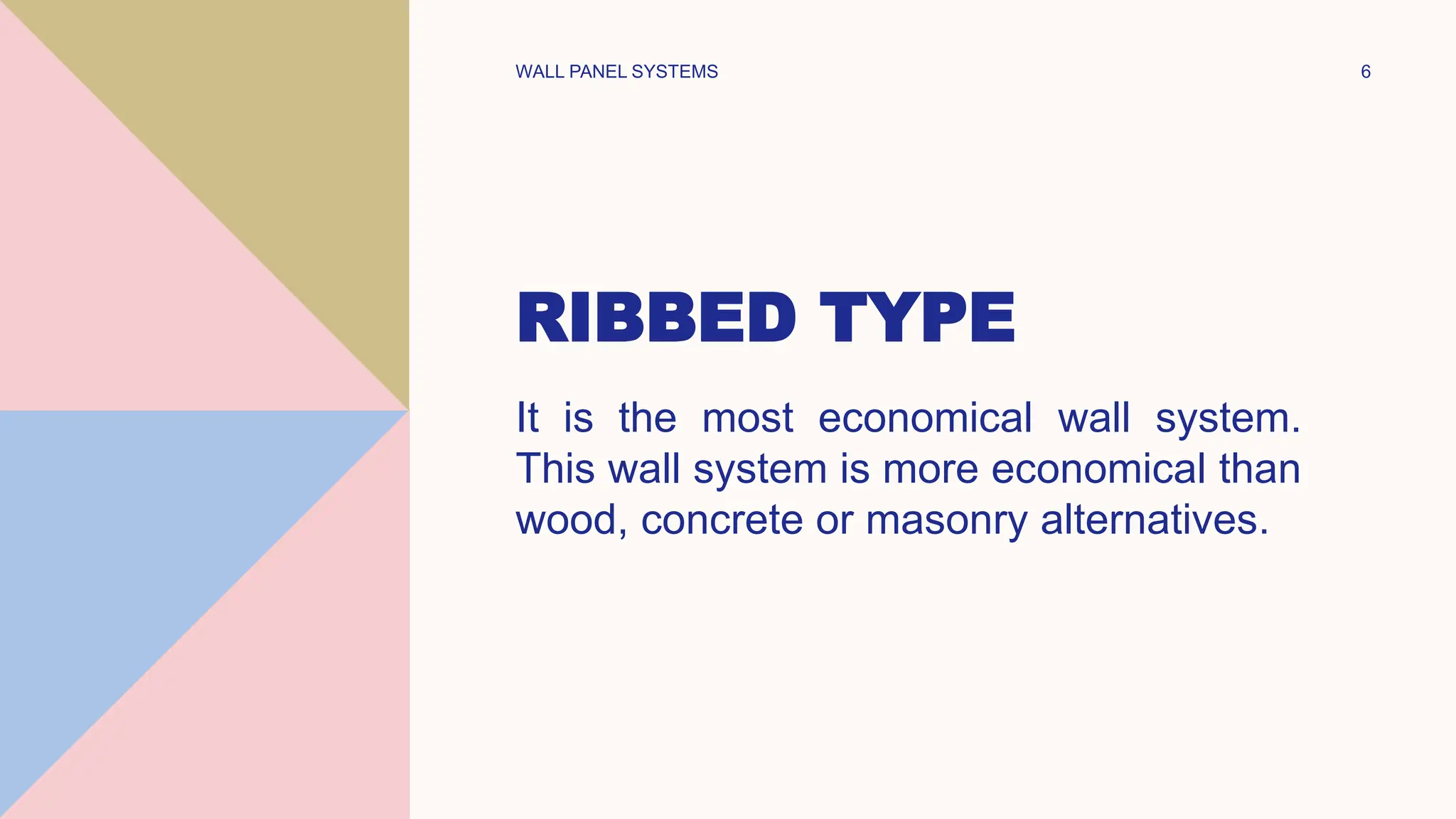 BUILDING TECHNOLOGY - Wall Panel Systems | PPTX