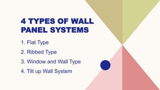 BUILDING TECHNOLOGY - Wall Panel Systems | PPTX