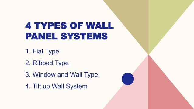 BUILDING TECHNOLOGY - Wall Panel Systems | PPTX