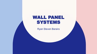 BUILDING TECHNOLOGY - Wall Panel Systems | PPT