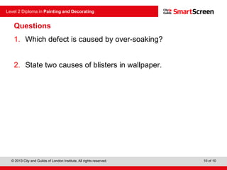 Wallpaper defects 3 | PPT