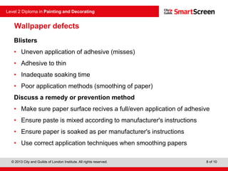 Wallpaper defects 3 | PPT