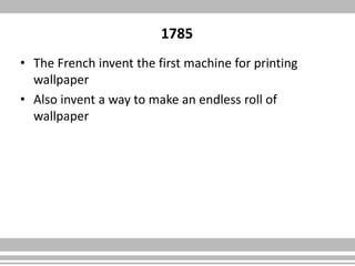 Wallpaper history | PPT