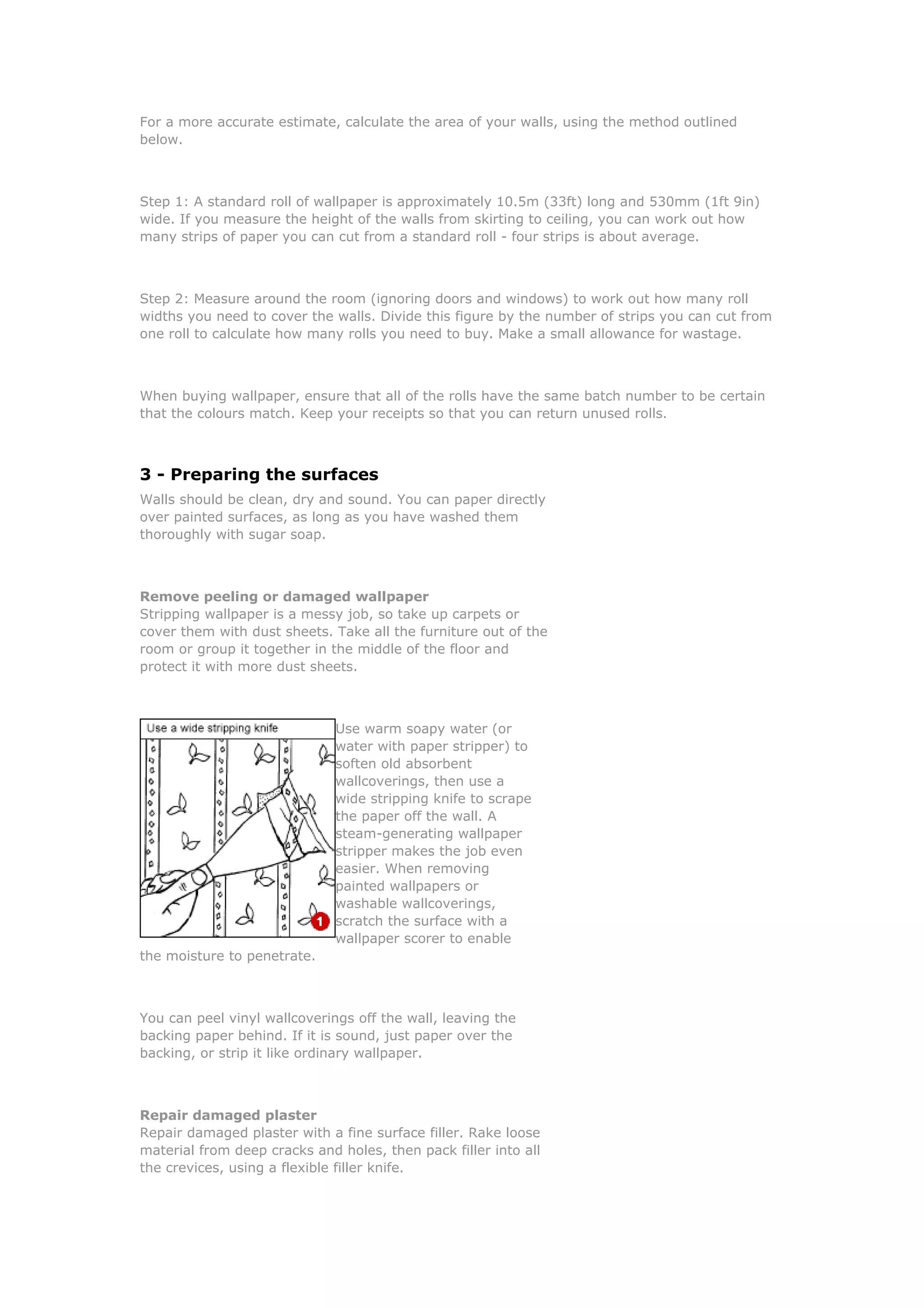 Wallpapering techniques | PDF