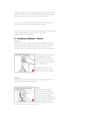 Wallpapering techniques | PDF