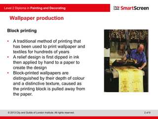 Wallpaper production 4 | PDF