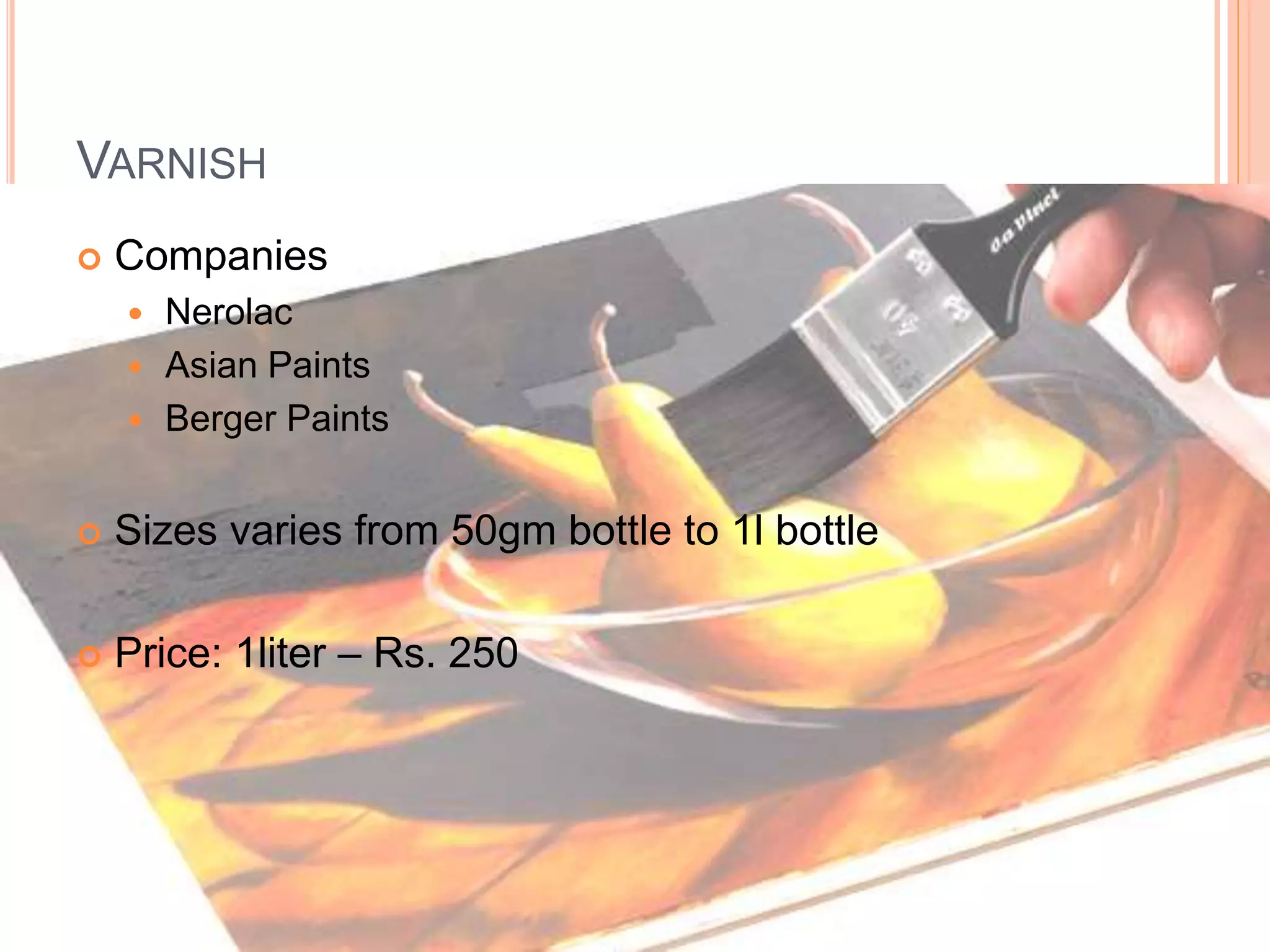 Wallpapers, Glass & Varnish | PPTX