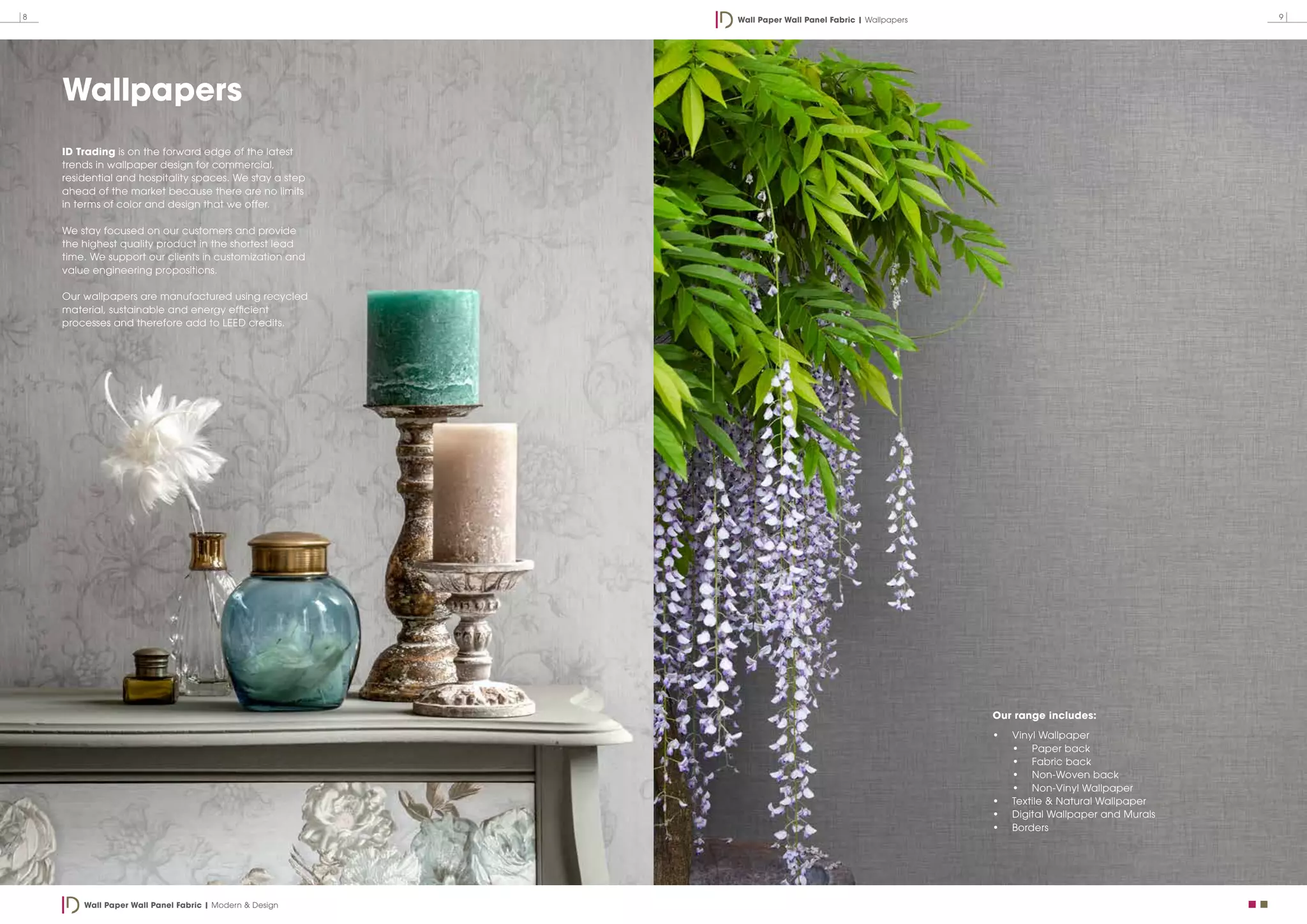 Wall paper wall panel fabric catalogue volume 02 | PDF