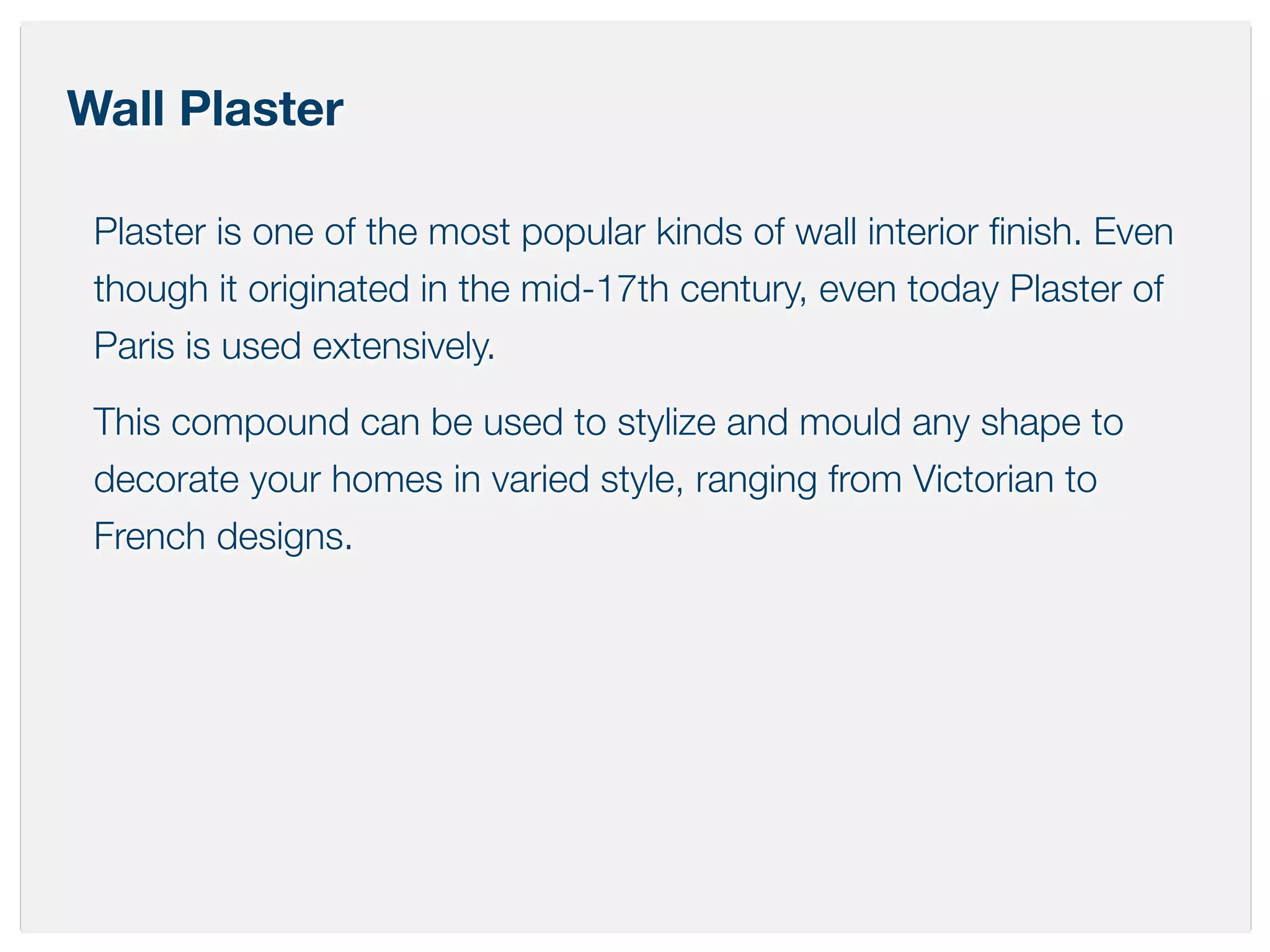 Wall Plaster | PDF