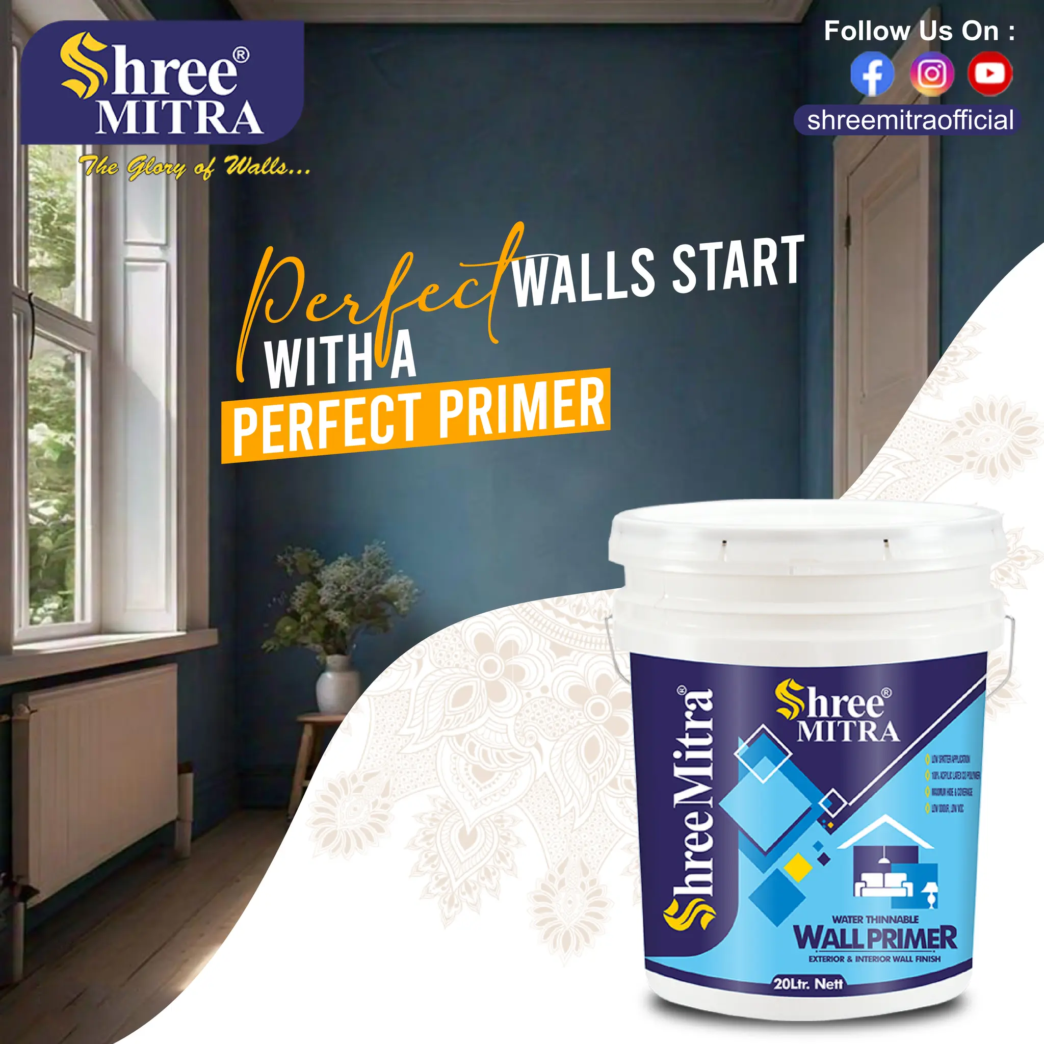 Shree Mitra Wall Primer | Shree Mitra Paints | PDF