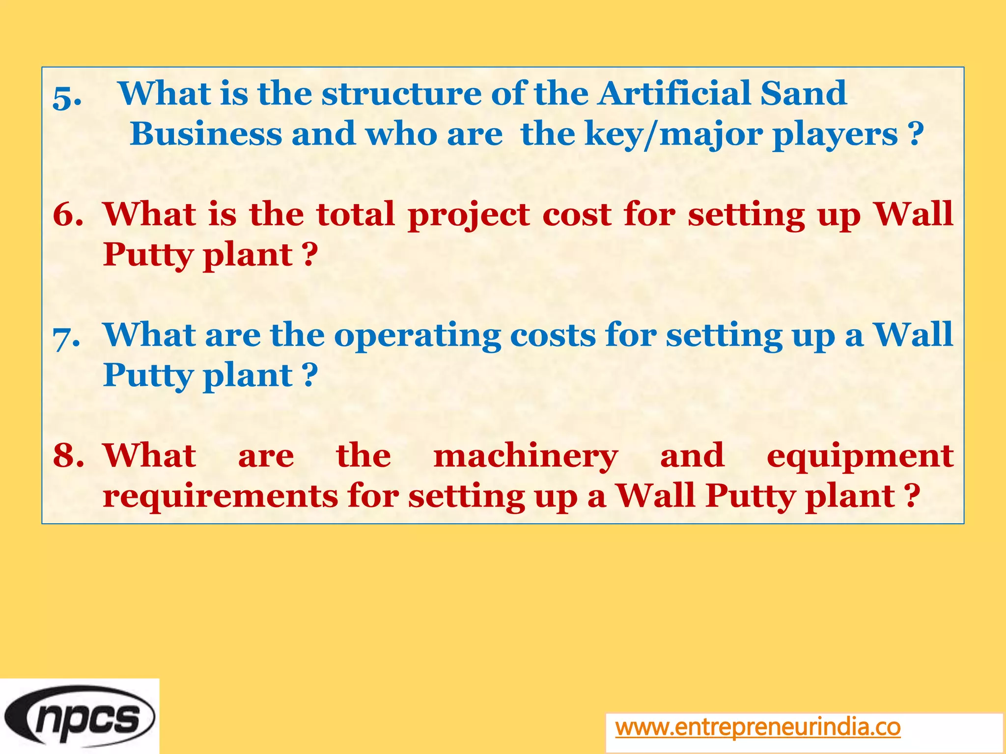 Wall Putty, Painter's Putty, Wall Care Putty, Ideal for Finishing and ...