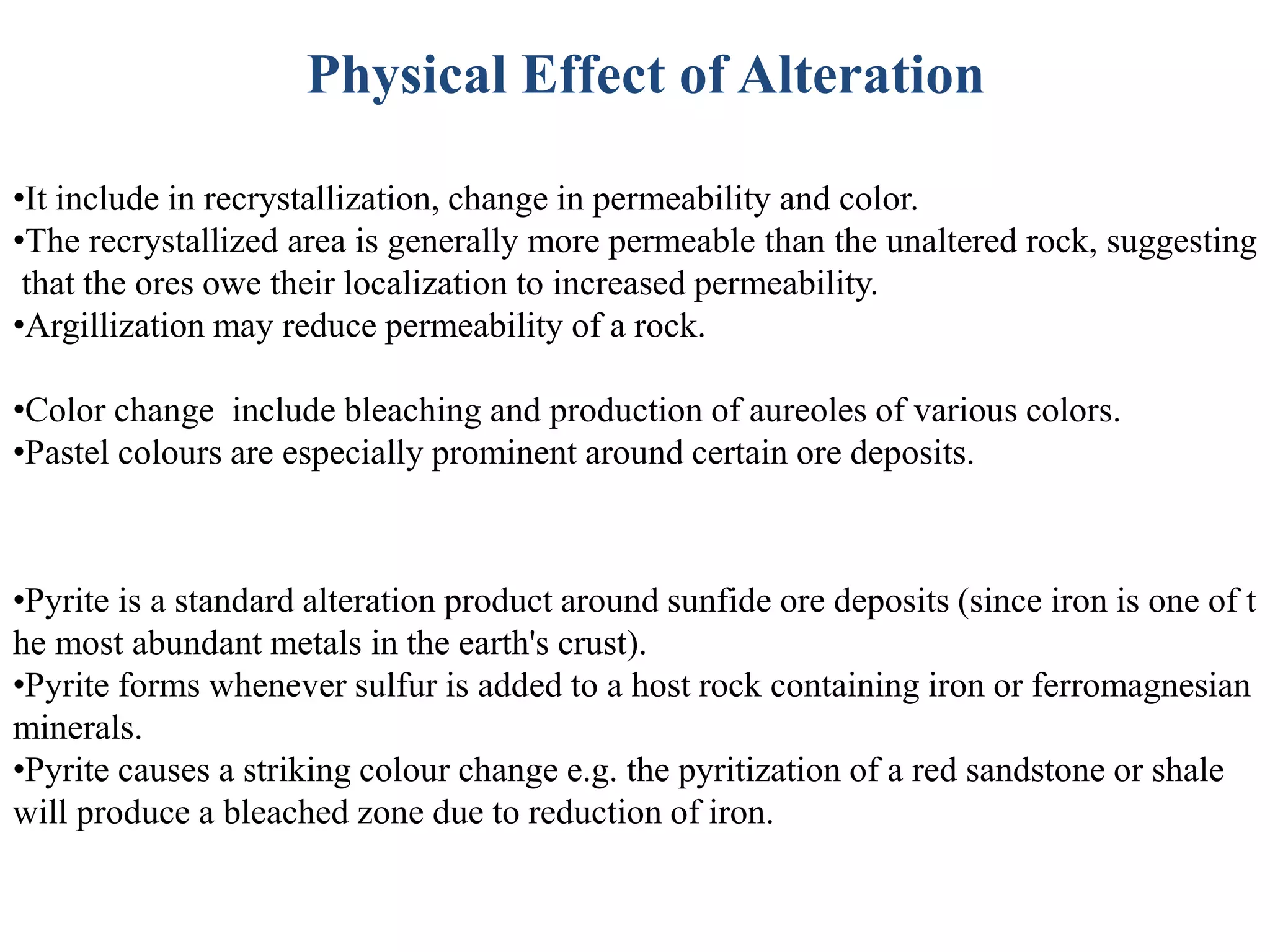 Wall rock alteration | PPTX