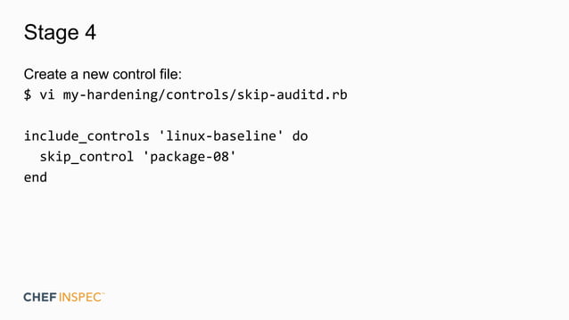 Prescriptive System Security with InSpec | PPT