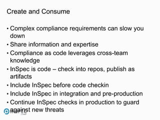 Adding Security and Compliance to Your Workflow with InSpec | PPT