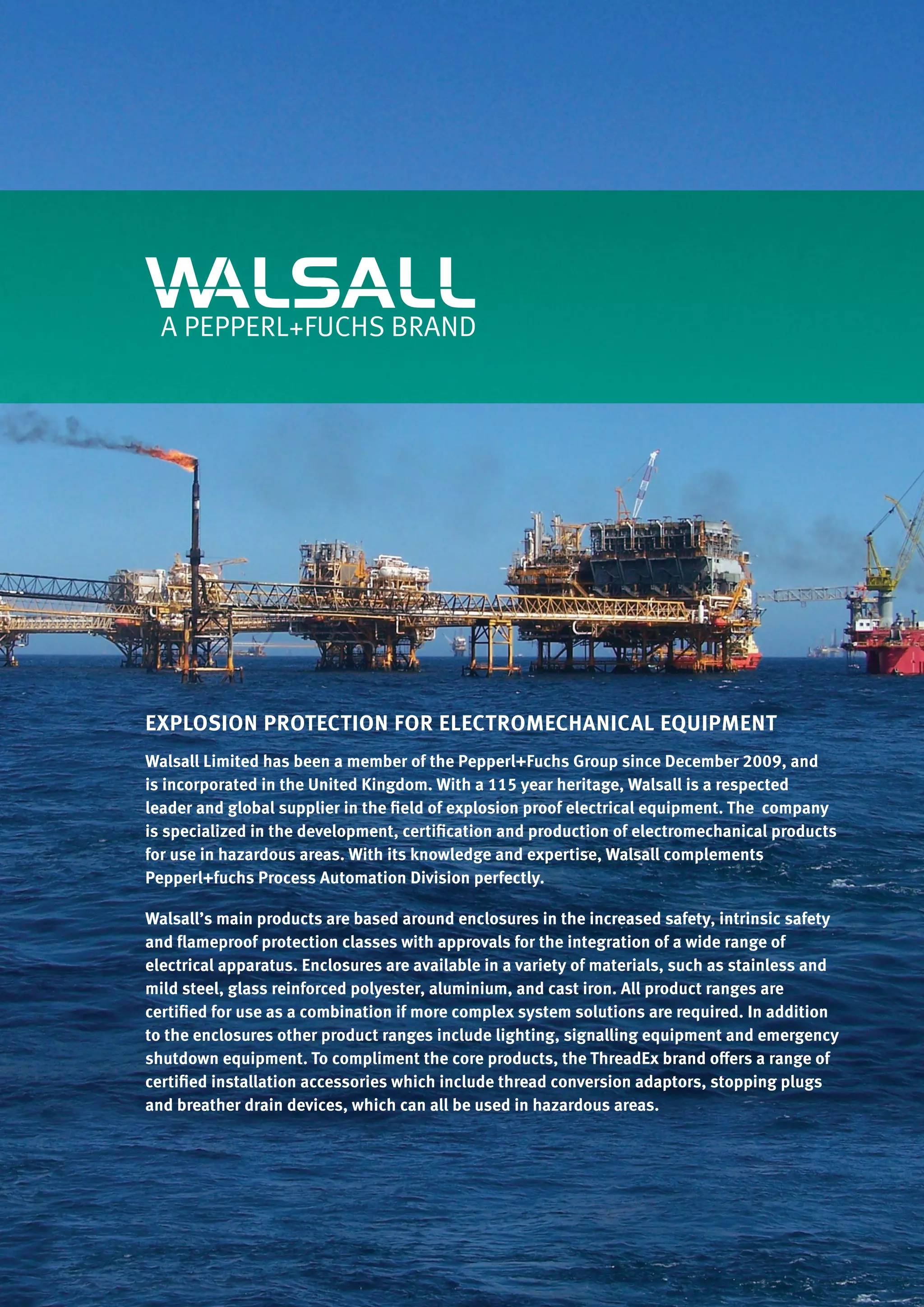 Walsall - Hazardous Area Electrical & Explosion Proof Electrical ...