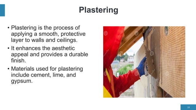 Walls And Floors, Columns, Plastering And Pointing.pptx