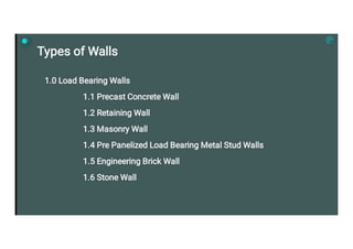 Walls and types of walls | PDF