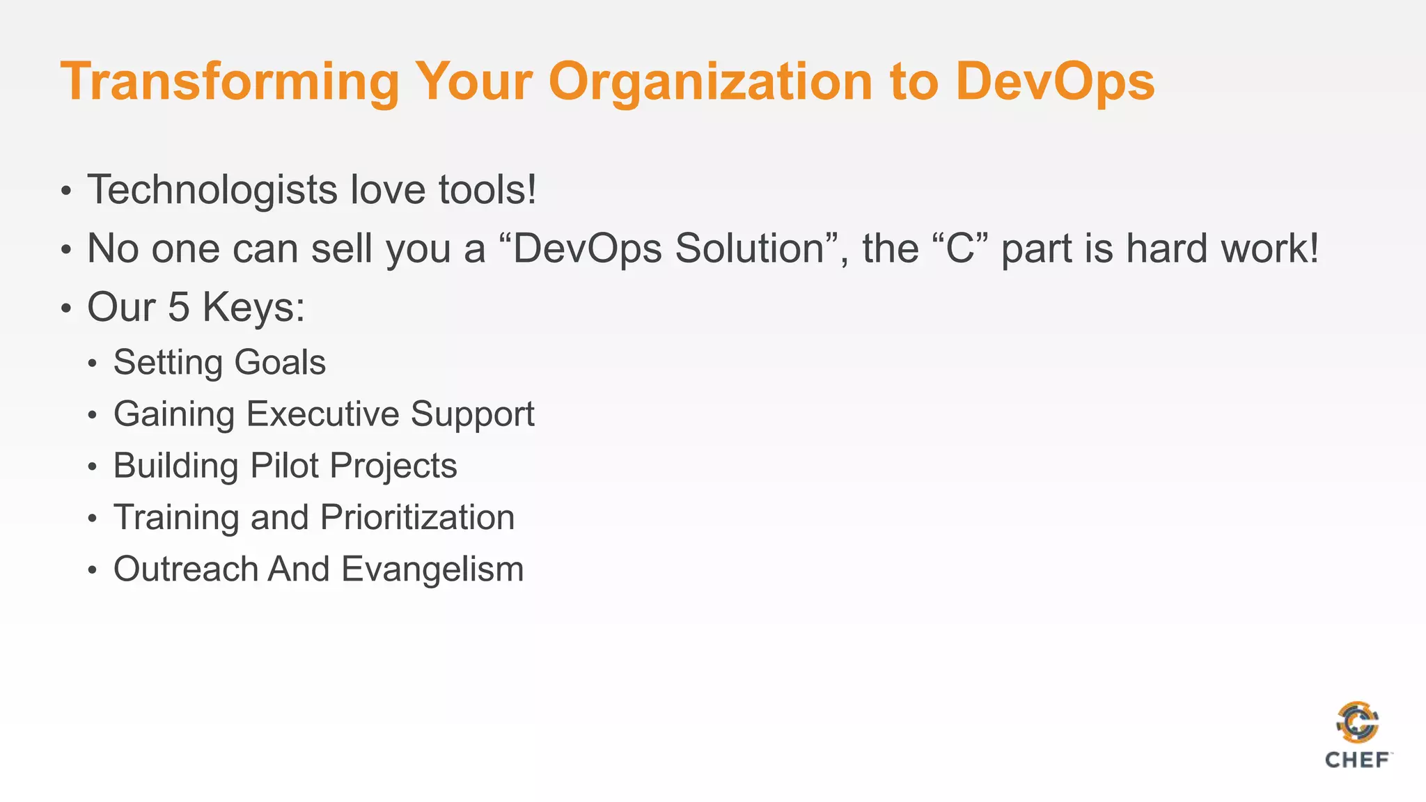 5 Keys to Building a Successful DevOps Culture | PPTX | Web Development | Internet